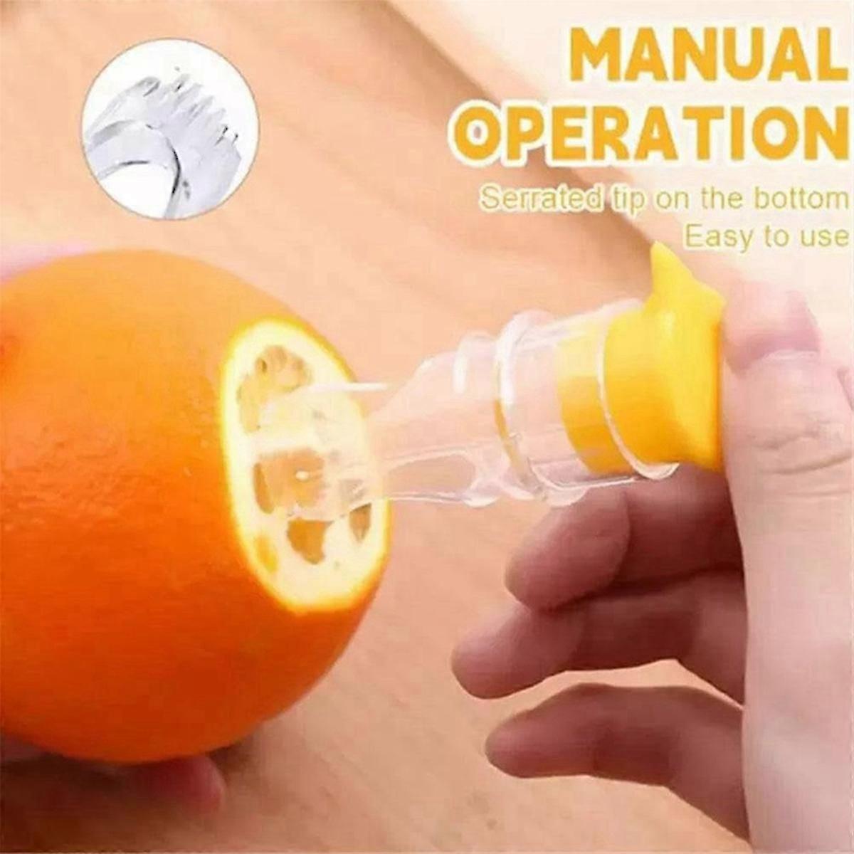 2pcs Manual Lemon Juice Squeezing Plastic Citrus Juicer Fruit Pouring ...