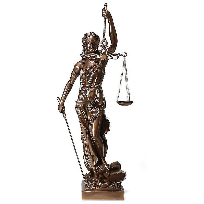 The Lady Justice Statue - Greek Roman Goddess Of Justice 12.75 Inch ...