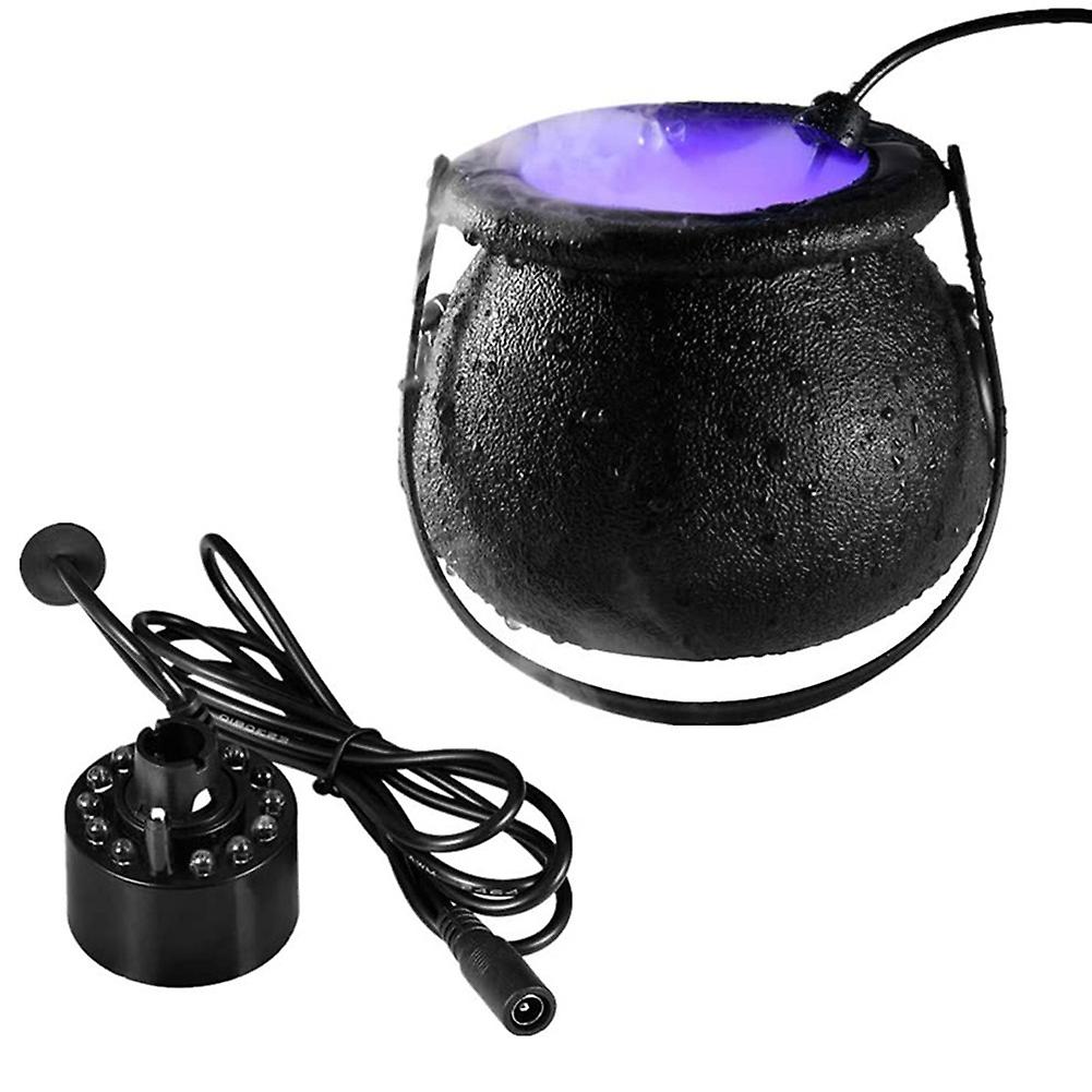 Halloween Witch Cauldron Pot And 12leds Color Changing Mist Maker Fog ...