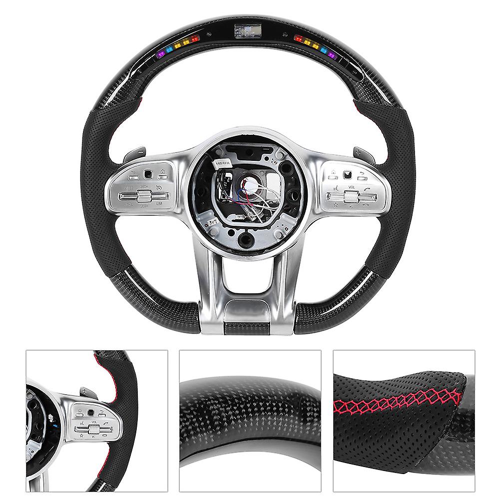 LED Steering Wheel,For AMG Performance Carbon Carbon Fiber Steering ...