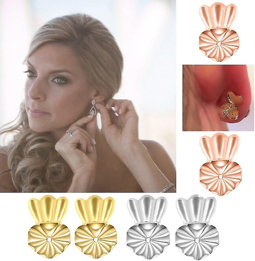 Earring Lifters, 6 Pairs Magic Earring Backs, Hypoallergenic Secure ...