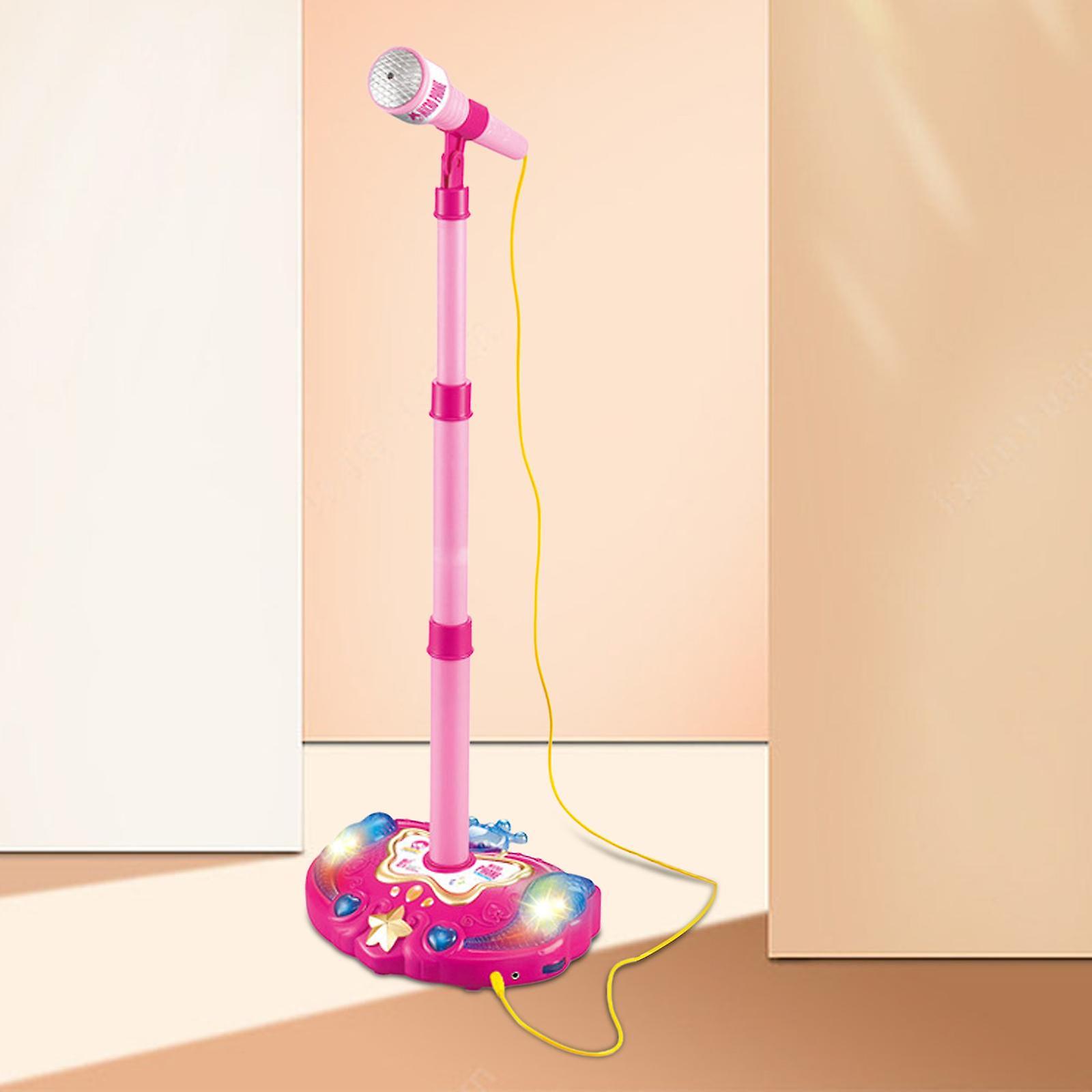Musical Toy Microphone with Stand with Flashing Base Durable Fun ...