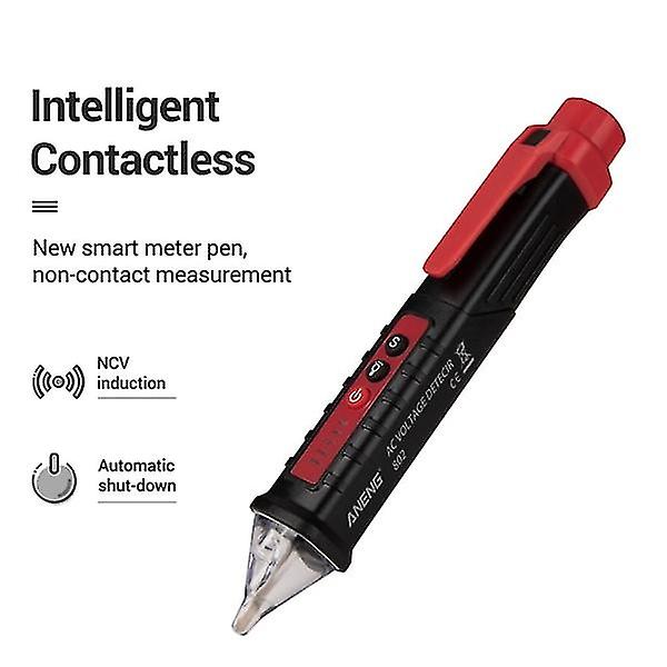 Digital AC 12V~1000V Voltage Detector Smart Non-Contact Tester Pen ...