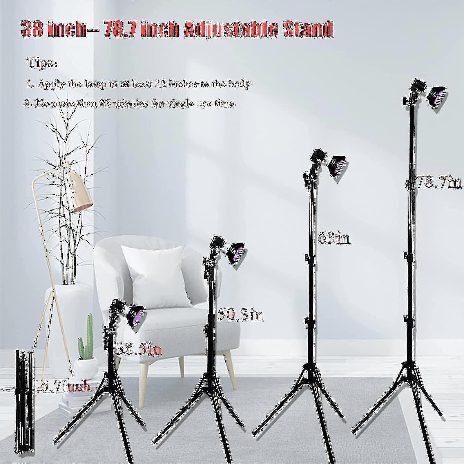 Tanning Lamp Light For Home Use Sunlight Lamp Body Face Bronzers 54w ...