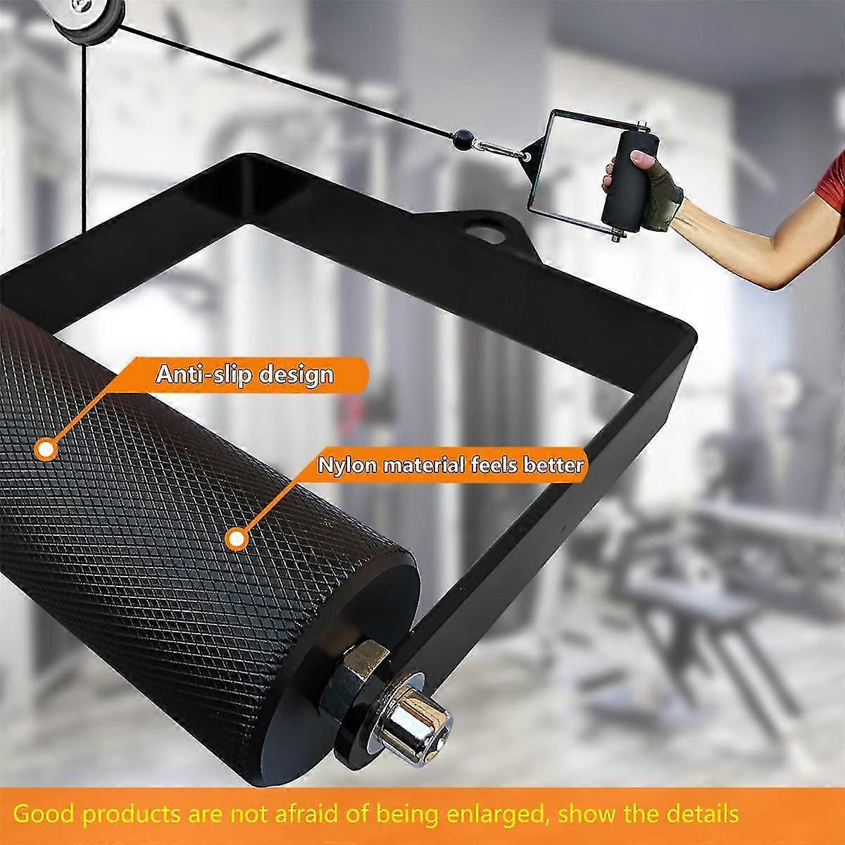 Gym Lat Pull Down Pulley Cable Machine Attachment Fitness Arm Workout ...