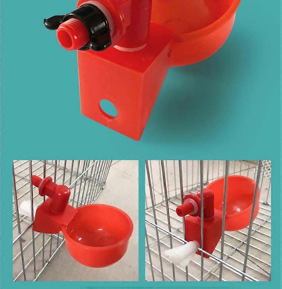 6/12pcs Automatic Poultry Drinking Bowl For Chicken Duck Plastic ...