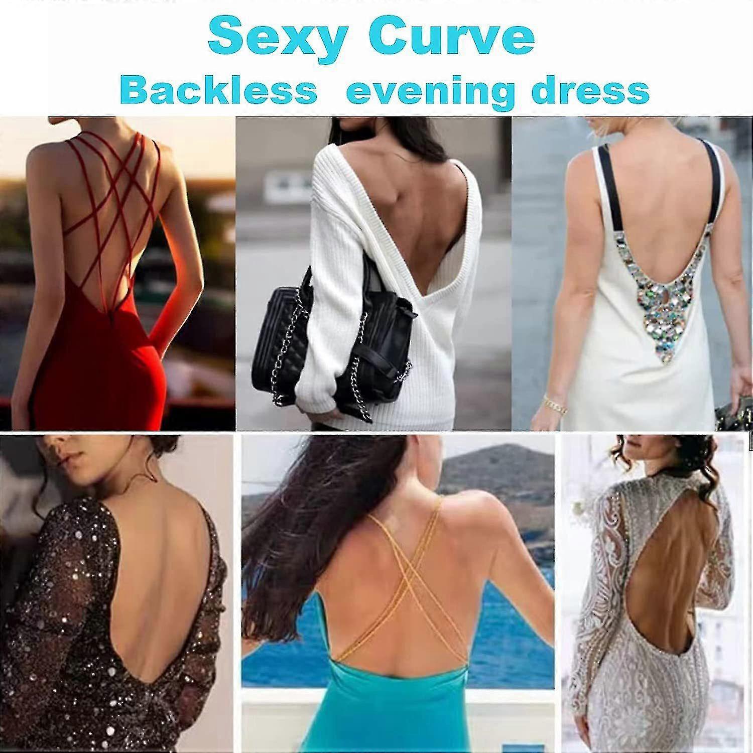 Women Plunging Deep V-neck Body Shaper Strapless Backless Bodysuit ...