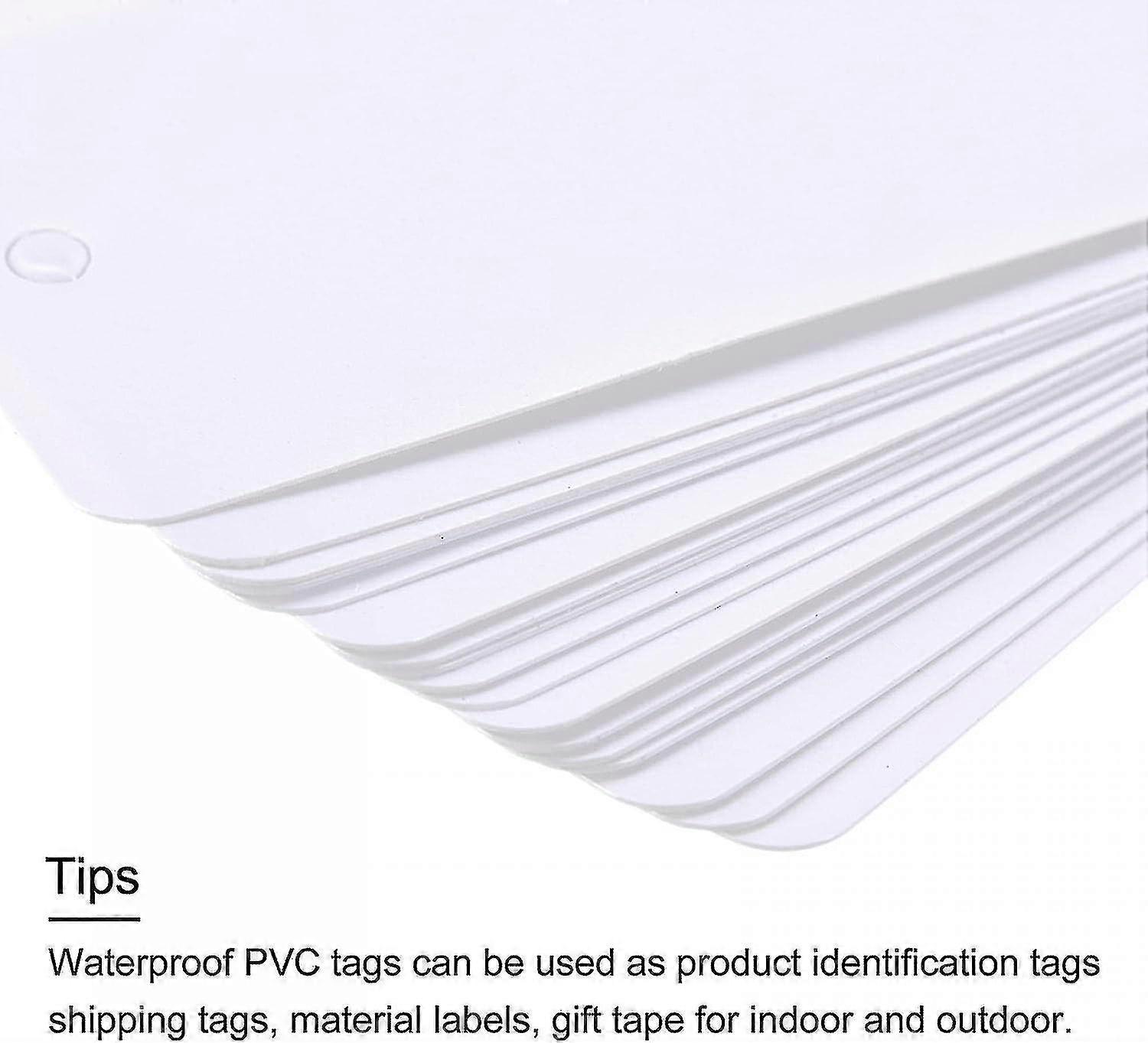 Blank Waterproof Eyelet Hole Plastic Shipping Tags, For Product ...