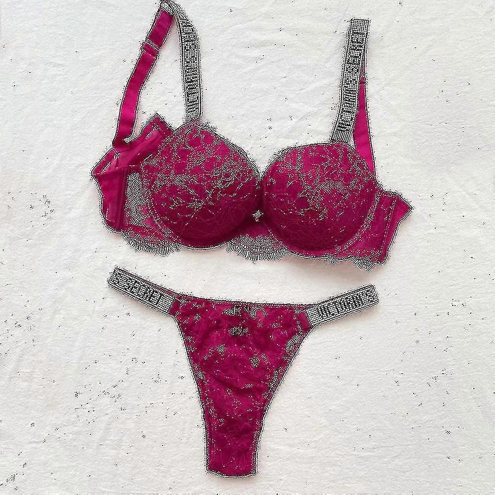 Lingerie Comfort Women Set Push Up Bra Victorias Lingerie Set Female 2