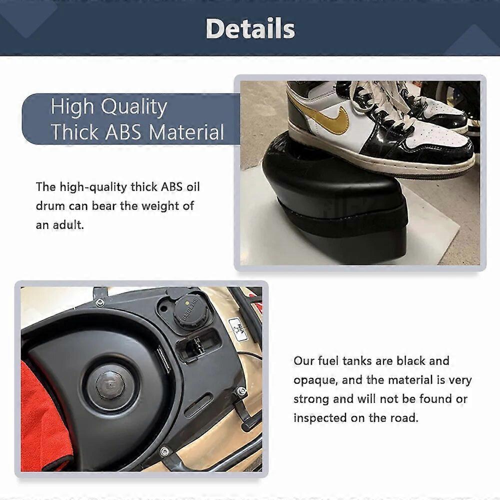 For VESPA GTS 125 300 250 Auxiliary Fuel Tank 5L Capacity Seat Bucket Endurance 120-140km with ...