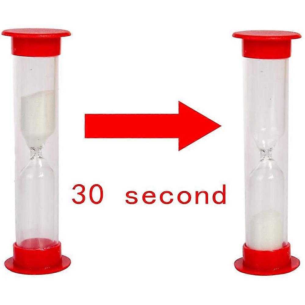 30 Sec Sand Timer Hourglass Sandglass Clock Countdown Bulk Toy Set Kids ...