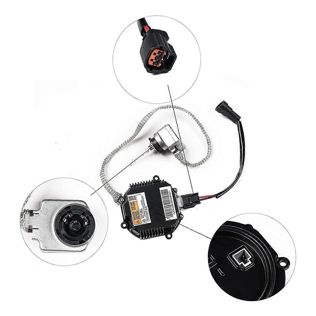 28474-89904 HID Headlight Ballast D2S+Igniter Head with Bulb Wire Kit ...