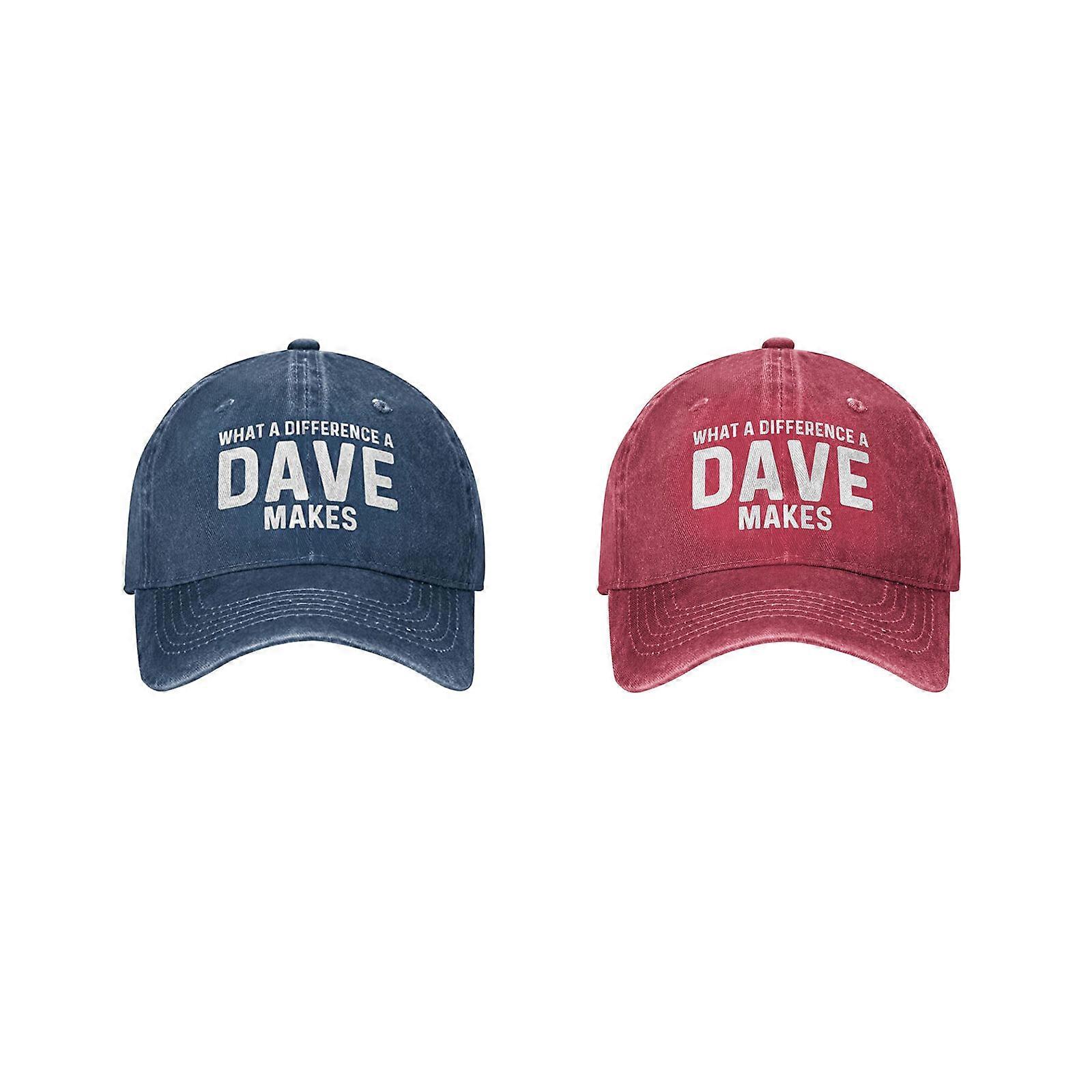 Baseball Cap - What A Difference A Dave Makes - Hat for Men and Women ...
