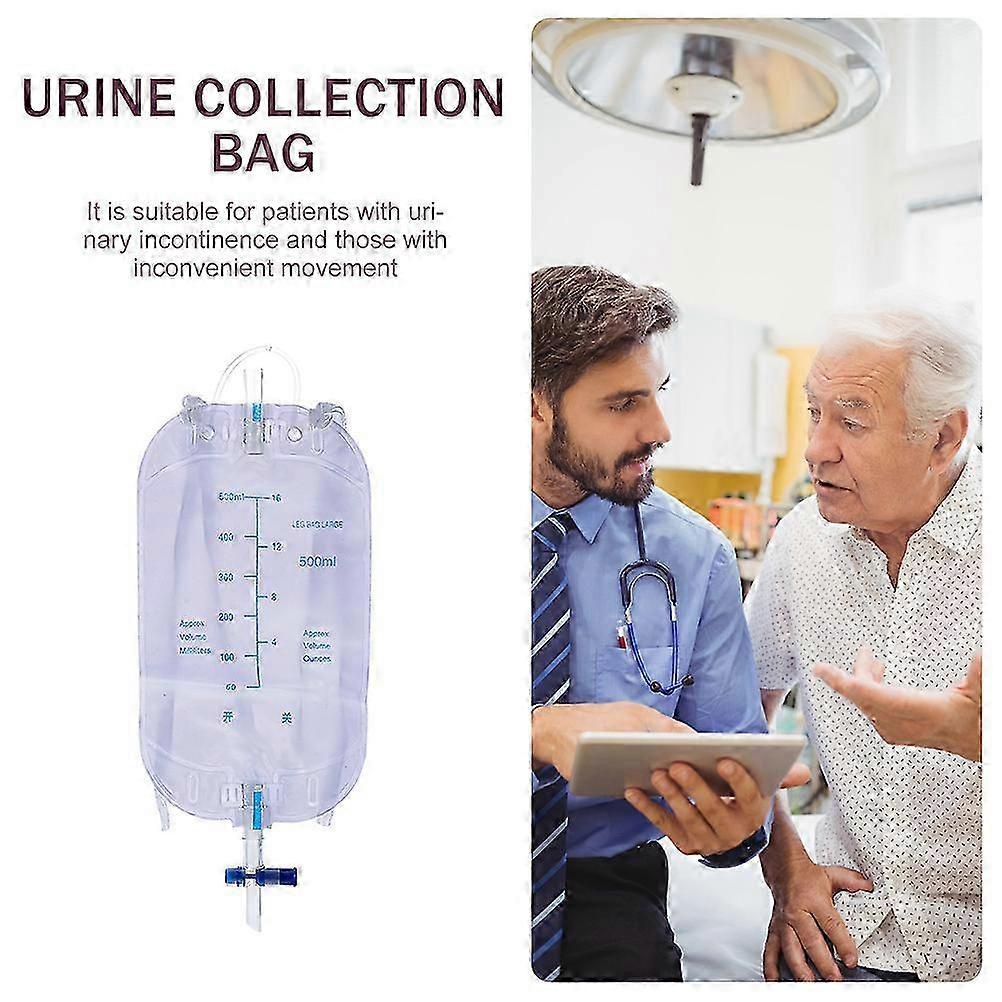 10pcs Disabled Men Urine Pouch Urine Catheter Elderly Patient Wearable ...