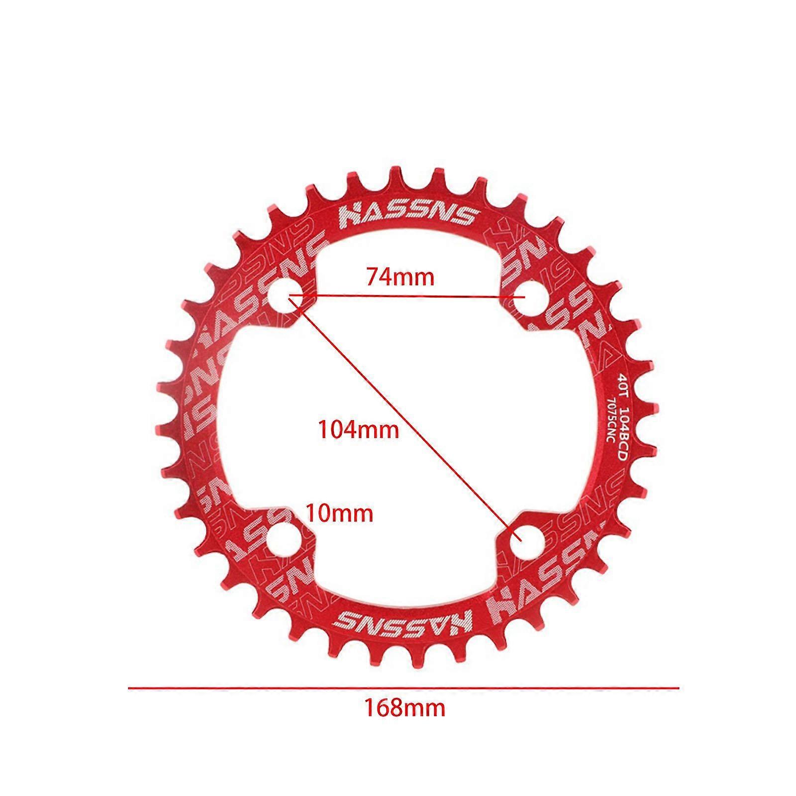 Bike Chainring BCD 104mm 40T Sprocket Parts for Mountain Bike Riding ...