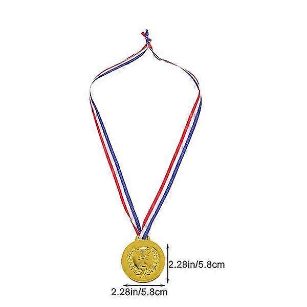12pcs Kids Medal With Lanyard Award Medals Sports Match Medals Game ...