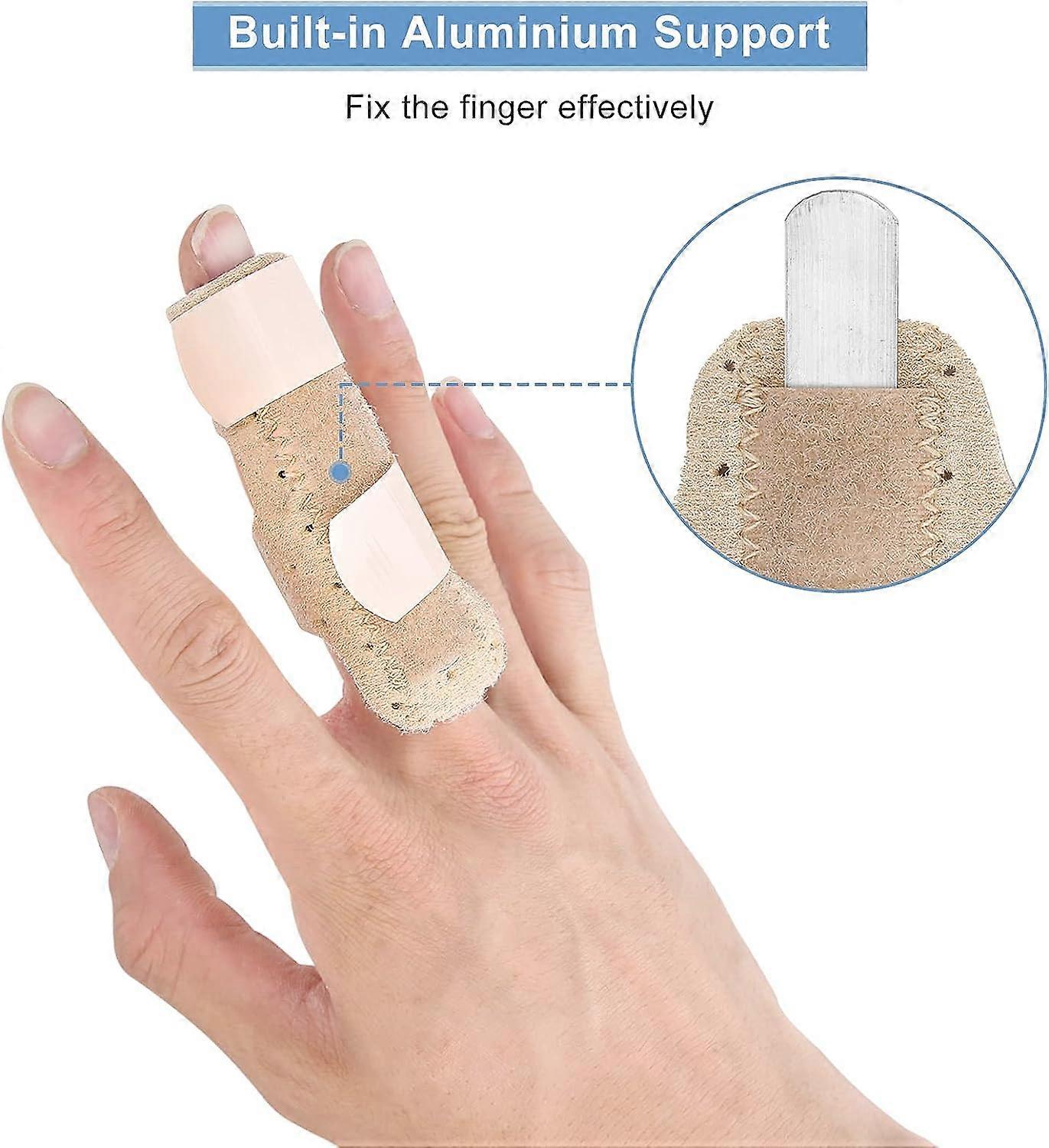 Adjustable Finger Splint, Finger Support Splint Finger Sprain Brace ...
