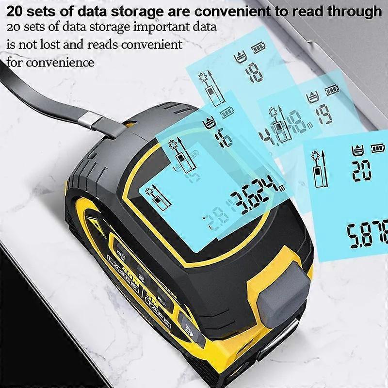 3 In 1 Laser Tape Measure Meter Infrared High-precision Intelligent ...