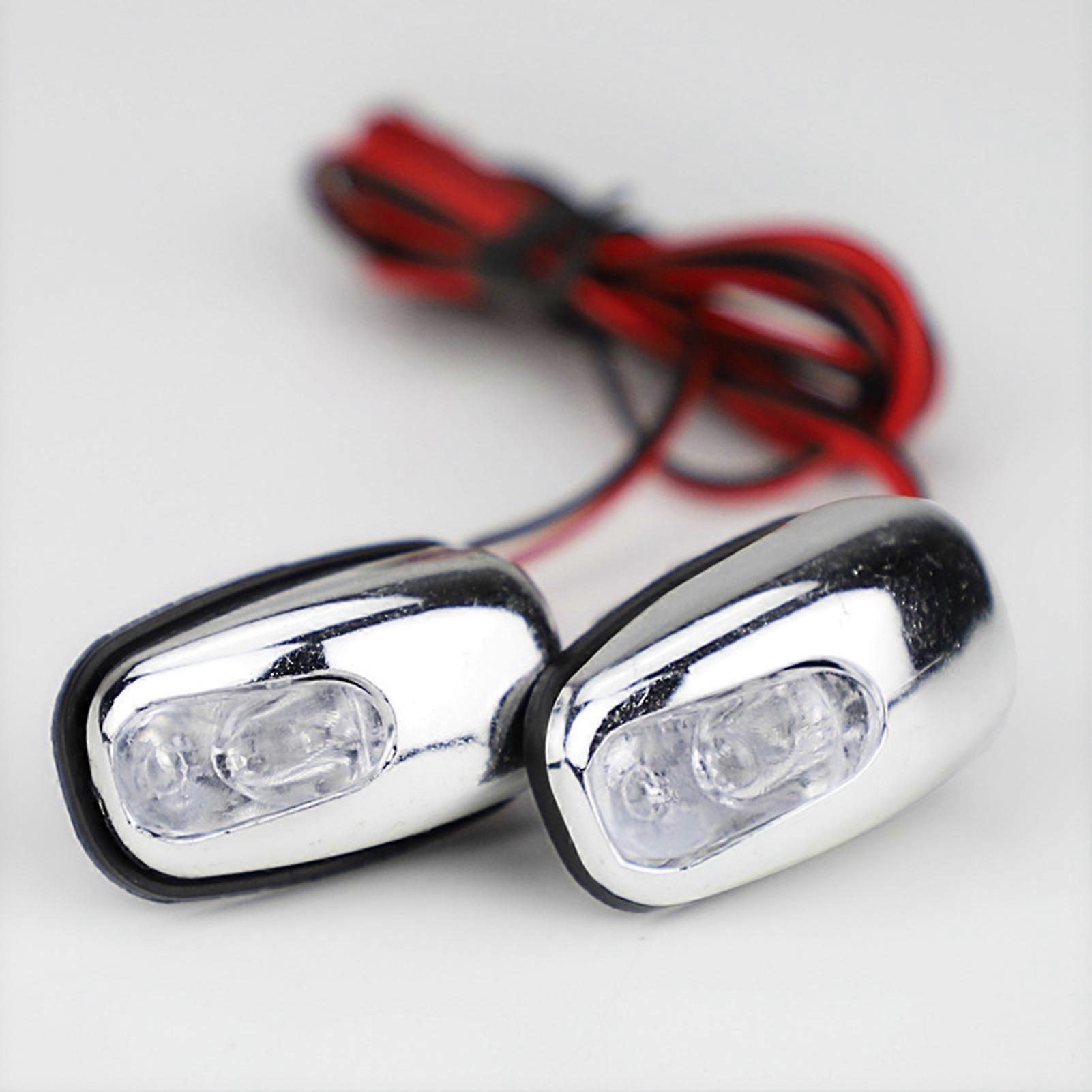1 Pair Auto LED Light Windshield Windscreen Jet Spray Nozzle Wiper ...
