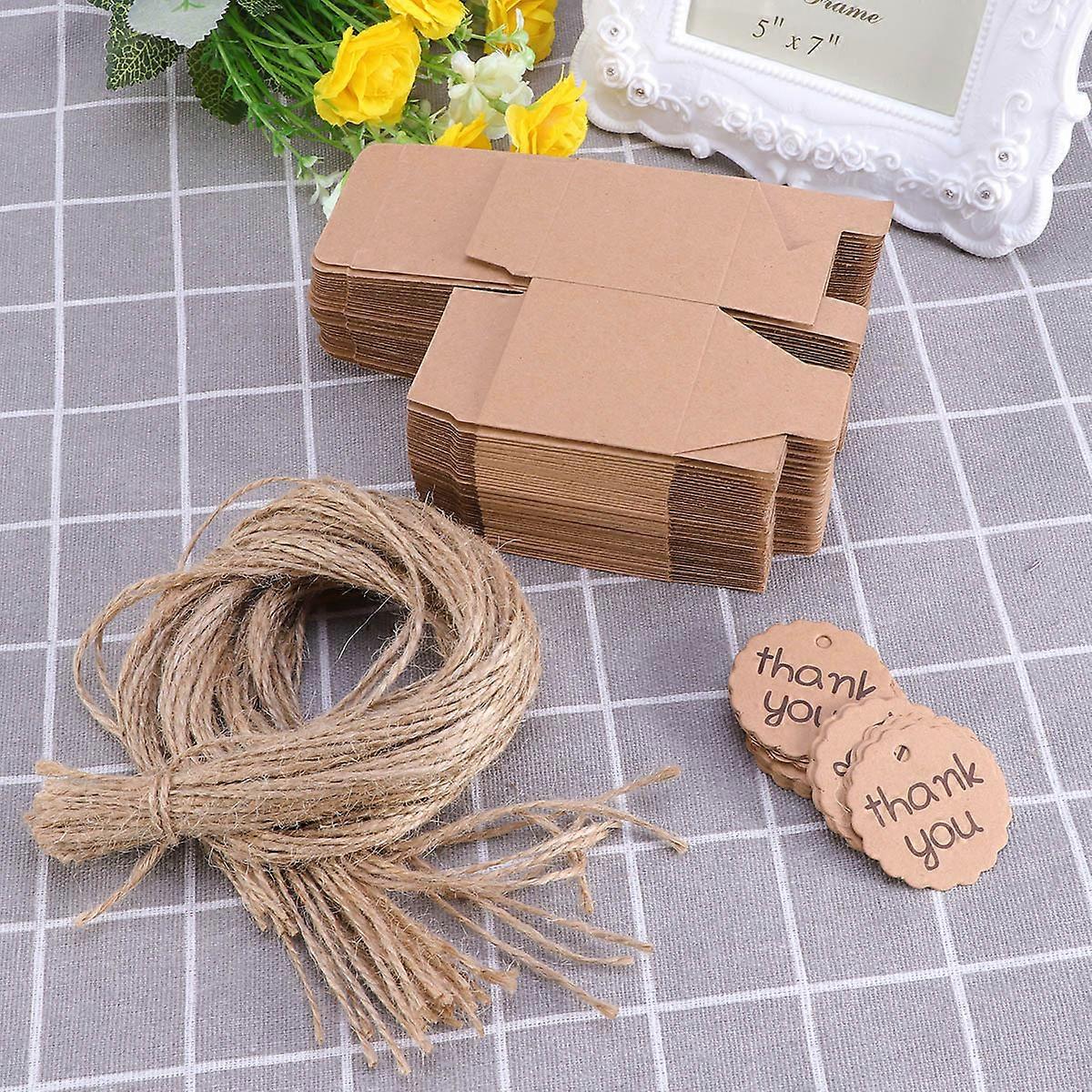 20 Pcs/10 Paper Boxes Food Soap Packaging Kraft Paper Packaging Gift ...