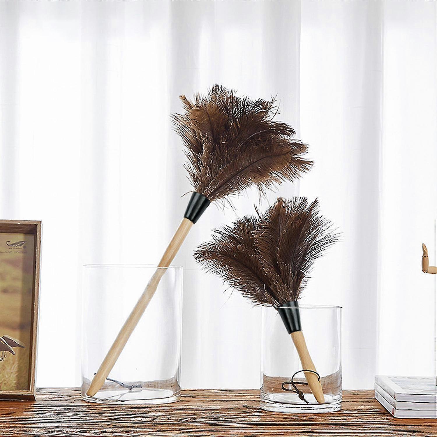 Feather Duster Anti-static Washable Recyclable Cleaning Ostrich Hair ...