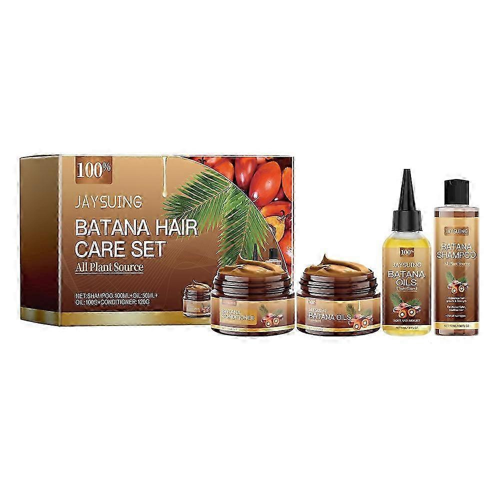 4pcs Pure Batana Oil Hair Growth Set Honduras Batana Anti Hair Loss ...