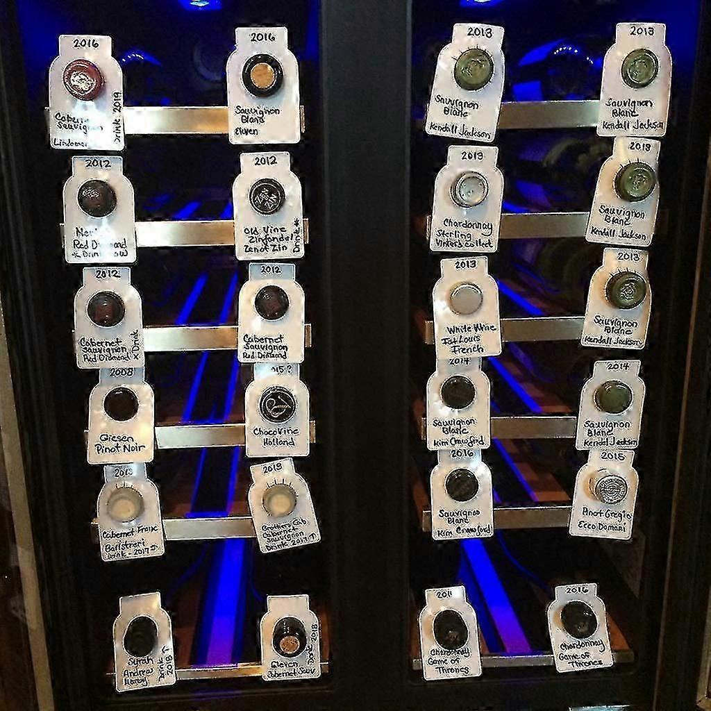 500 Pcs Wine Bottle Tags Kraft, Paper Wine Cellar Labels, Wine Bottle ...