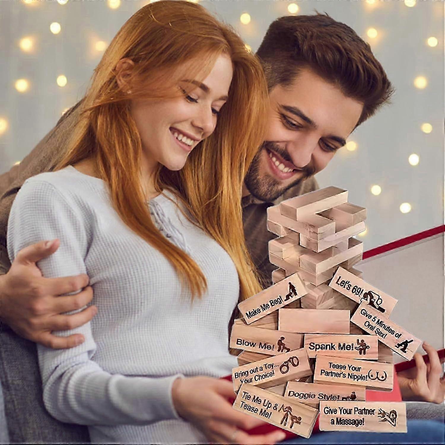 Super Naughty Block Tower Game Adults Couples Activities & Date Night ...