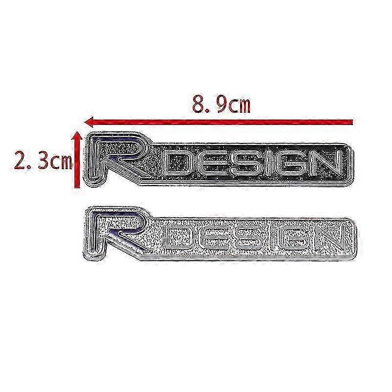 3d Metal R Design Logo Car Front Grill Emblem For Volvo V40 Cx60 C30 ...