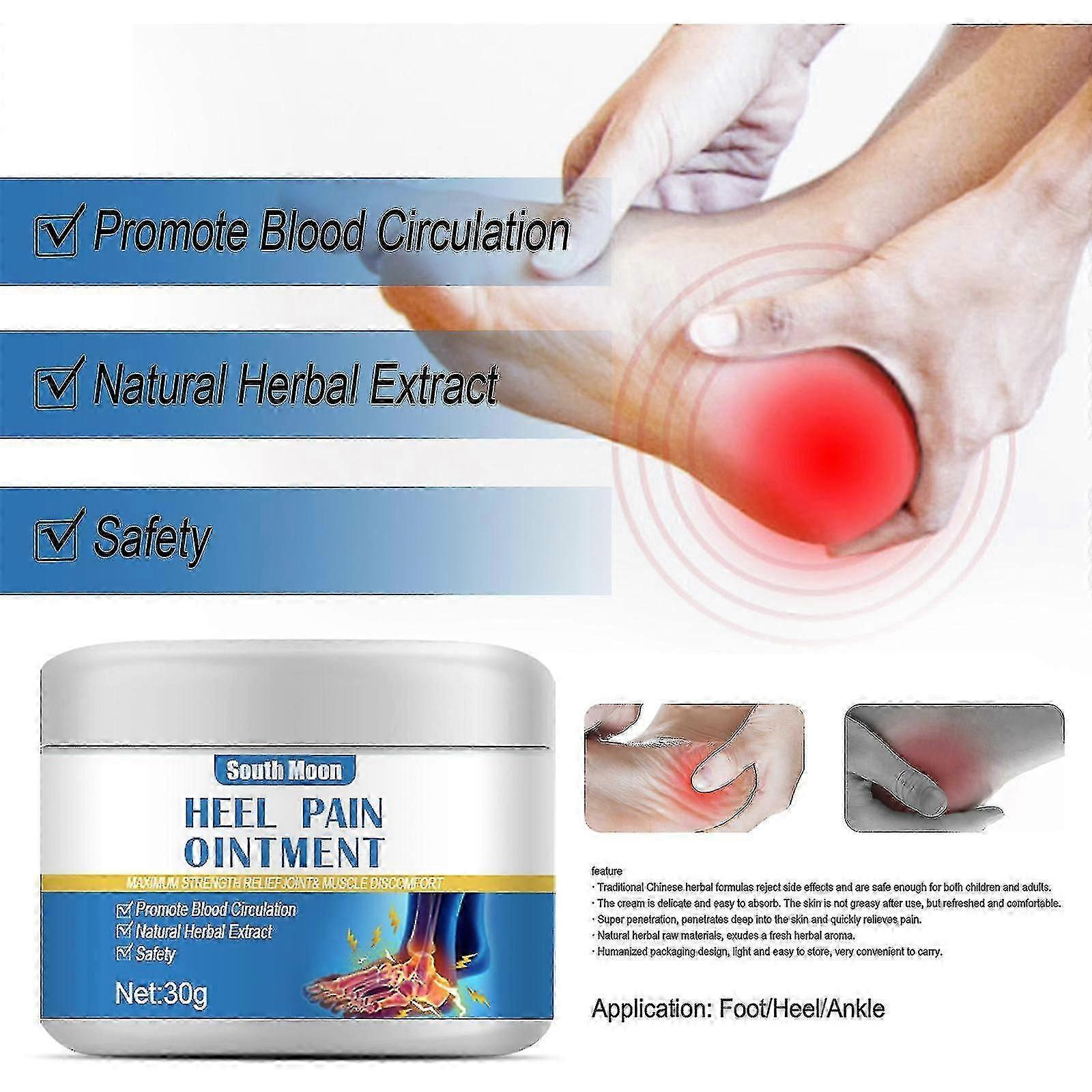 South Moon Heel Pain Paste Heel Spurs Pain Relief Frost Rigid Arch ...