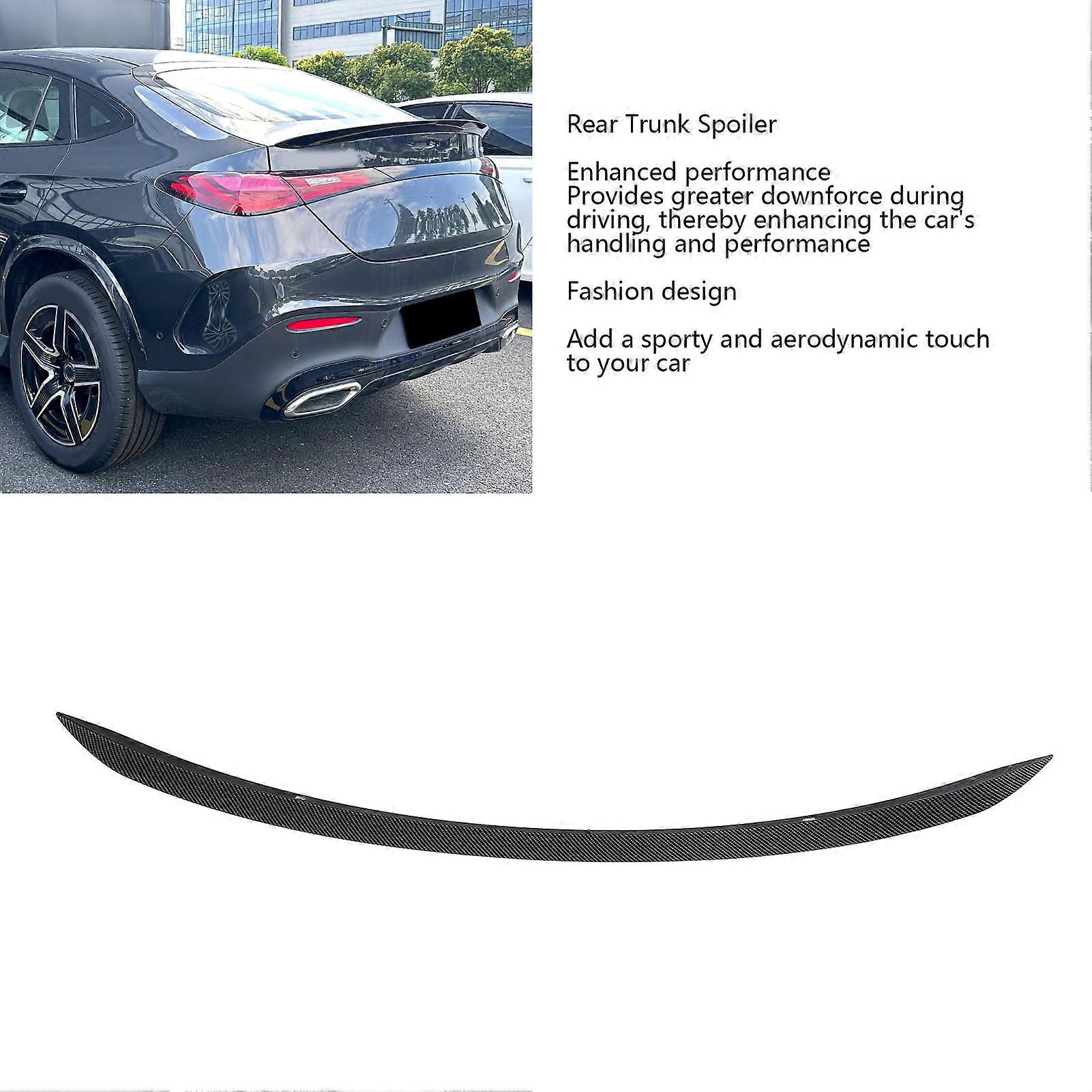 Rear Trunk Spoiler Sporty Appearance Scratch Resistant Aerodynamic ...