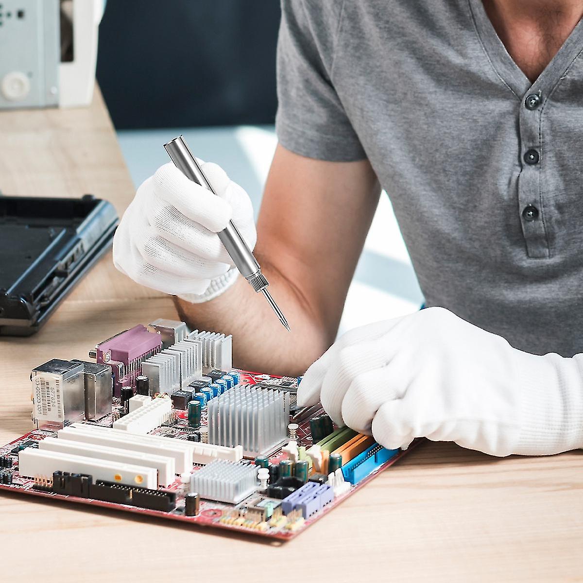 3pcs Welding Soldering Tips Threaded Soldering Head With Cleaning ...