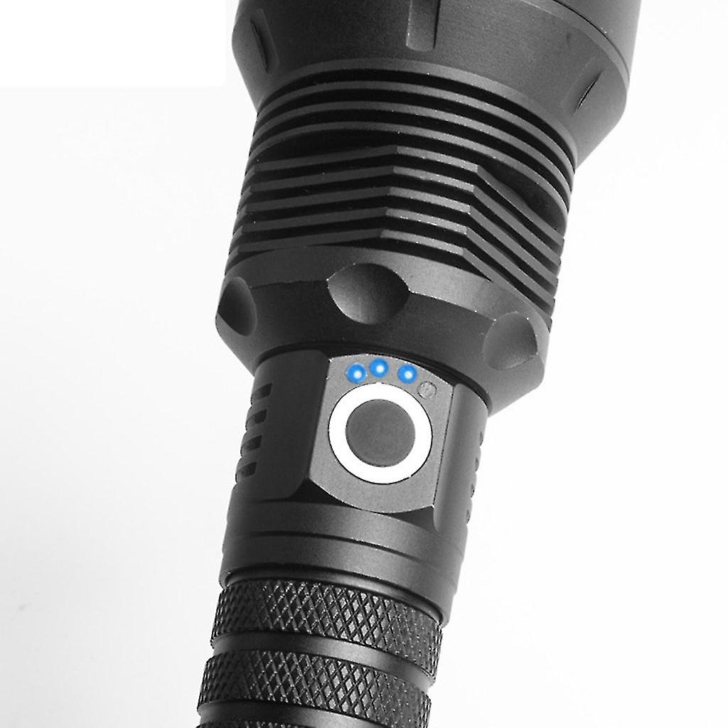 Telescopic Zoom Led Flashlight 2000 Lumens 3 Modes Usb Rechargeable ...