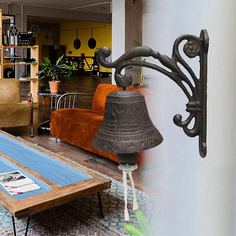Iron Front Door Bell Decorated Bell For Door Country House Wall Bell ...