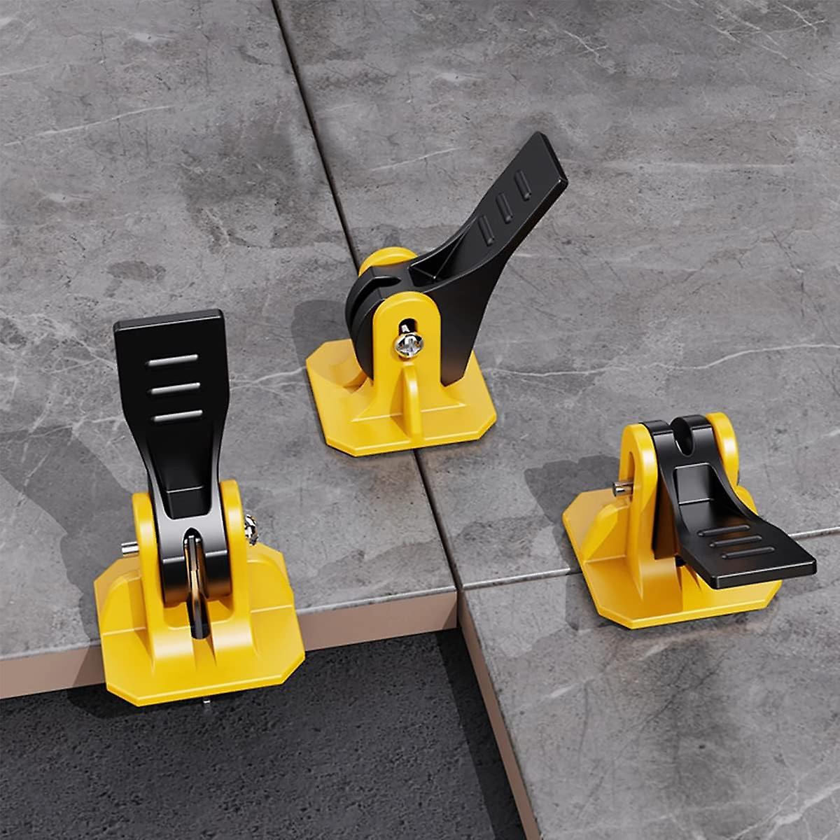 50 Pcs Tile Leveling System Kit, Tile Leveler Adjuster Reusable Tile ...