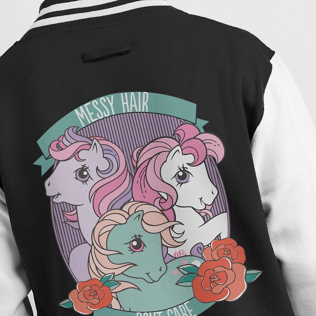My Little Pony Messy Hair Dont Care Men's Varsity Jacket | Fruugo US