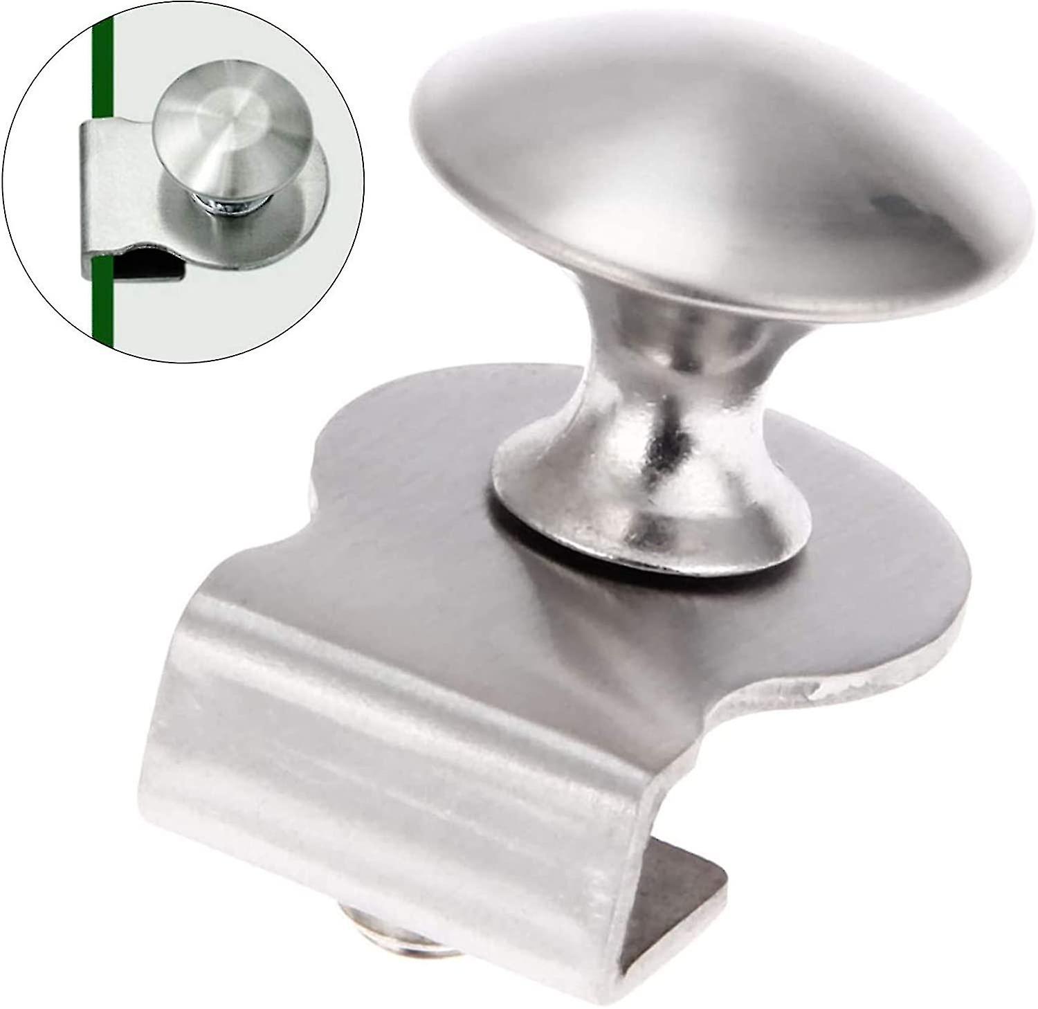 stainless steel snap-on glass door handles glass door handles 5-8mm ...