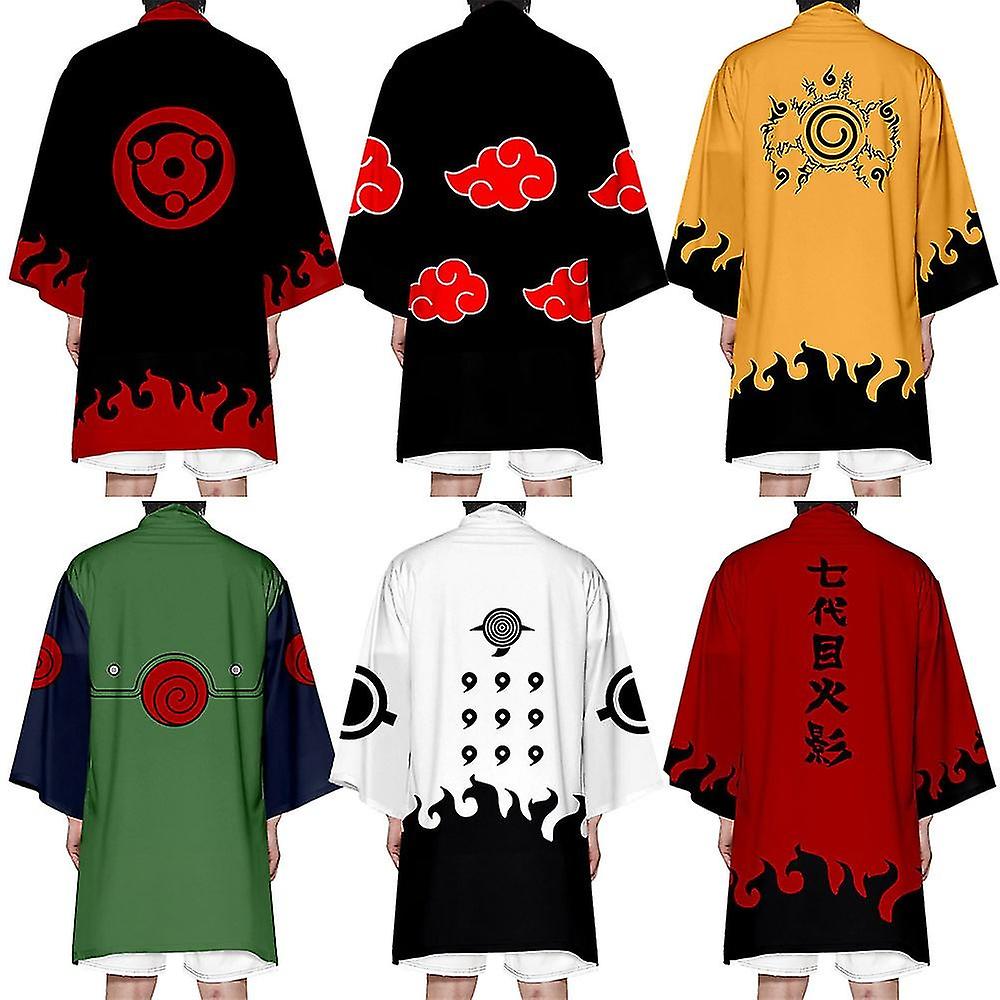 Anime around Naruto long kimono cape cosplay seventh generation Naruto ...