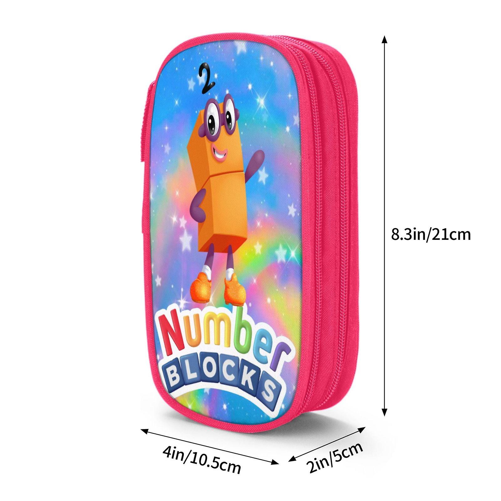 Numberblocks Pencil Case, Multipurpose Pencase ,Large Capacity Durable ...