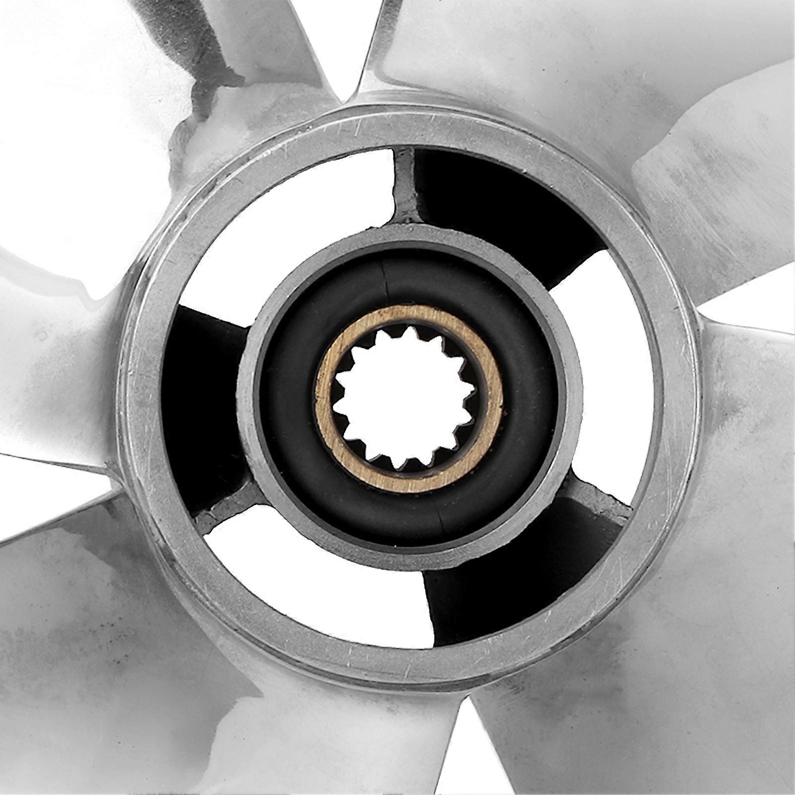 9.9x9 RH Outboard Propeller 4 Blades Stainless Steel Parts Fit for ...