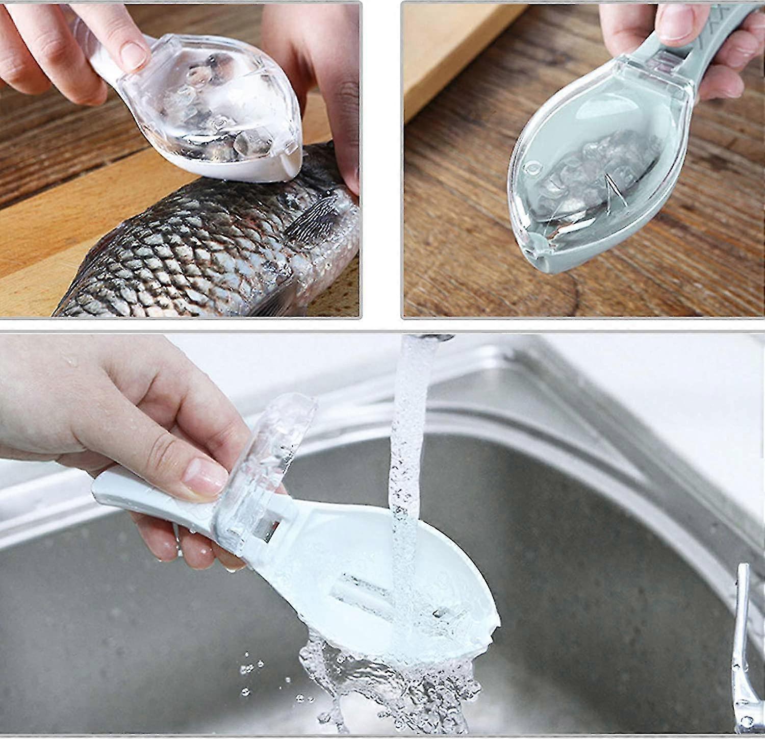 2024 3 Pieces Fish Scale Scraper, Plastic Fish Scale Scraper, Fish ...