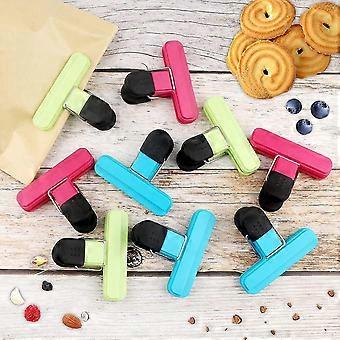 Food Bag Clips For Food Storage Set Of 9 Food Clips Kitchen Storage ...