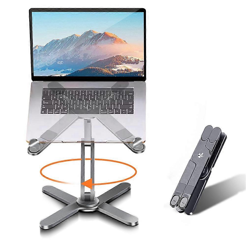 360 Rotating Laptop Stand Portable Riser Holder Ergonomic Computer ...