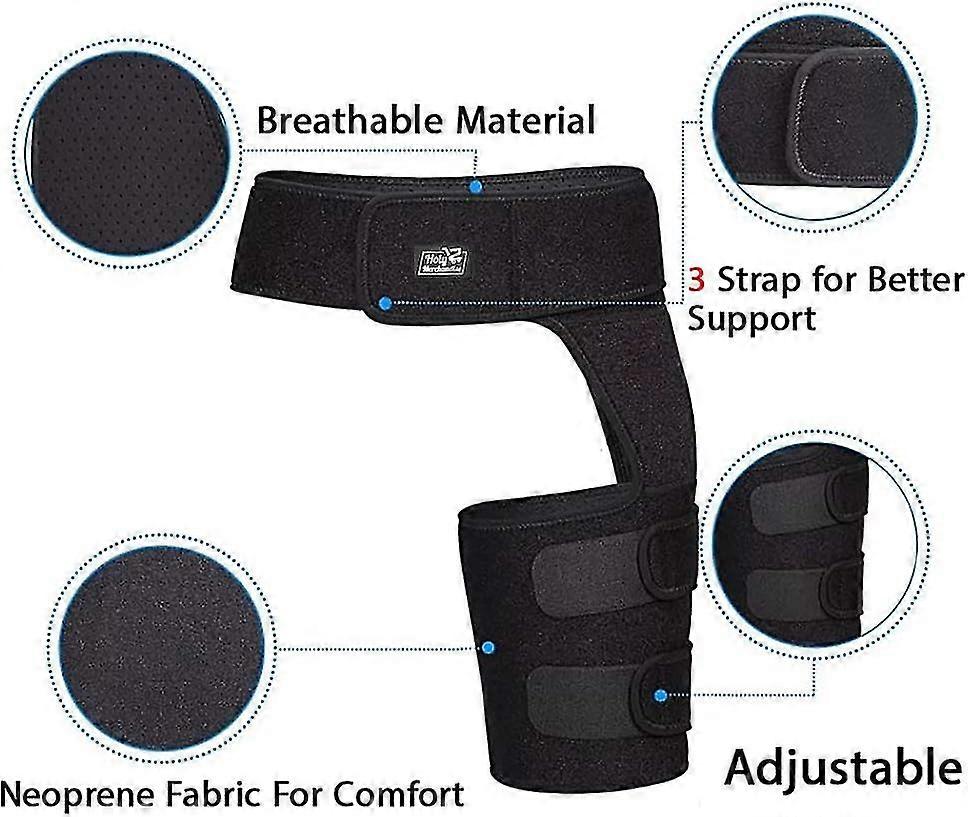 Hip Groin Stabilizer & Hip Brace - Support Wrap For Sciatica Pain ...