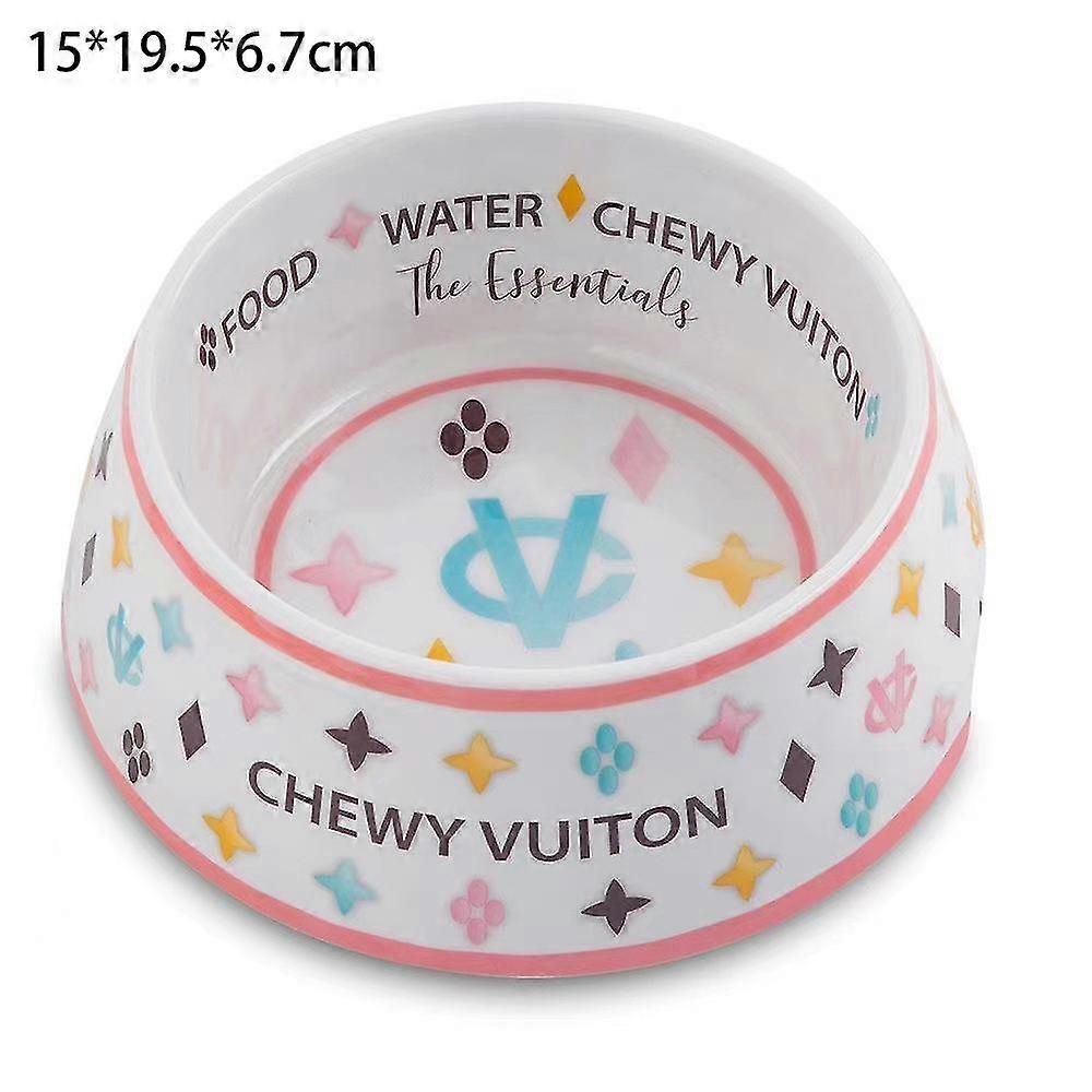 Dog Bowl Pet Bowl Drinking Water Color Pattern Cat Basin Dog Basin ...