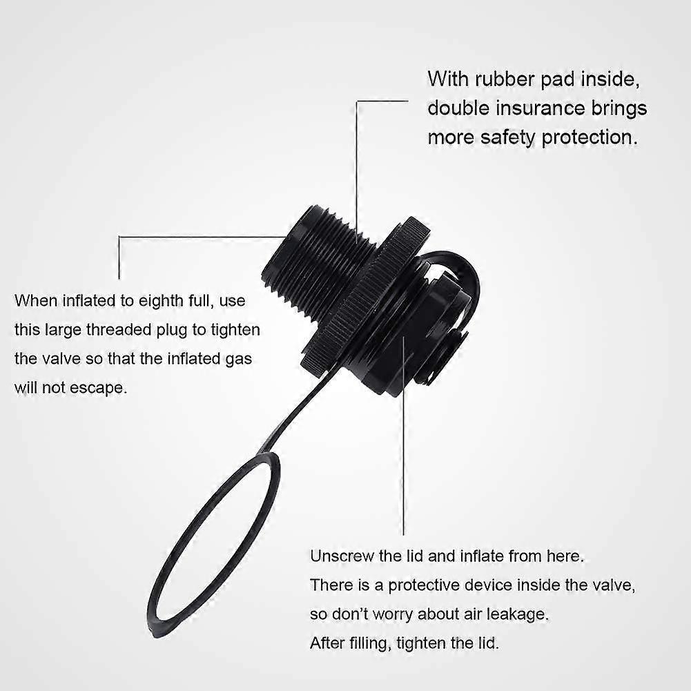 2 Pcs Spitfire Tube Valve Replacement, Kayak Intex Inflatable Boat ...