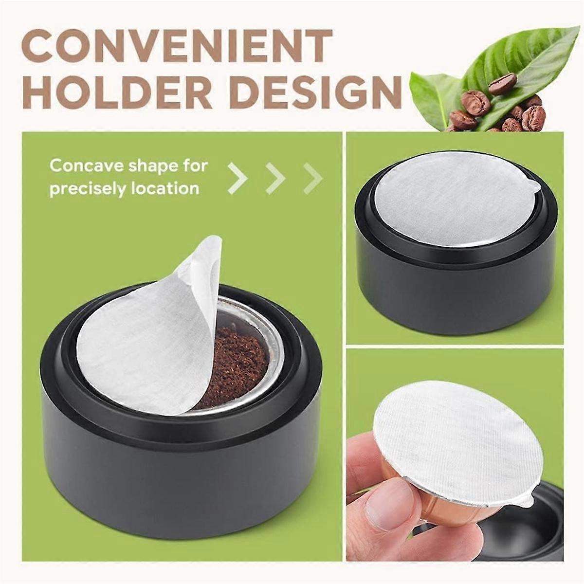 Reusable Coffee Capsule Dics/Lid for Vertuo Series Pod Empty Case with ...