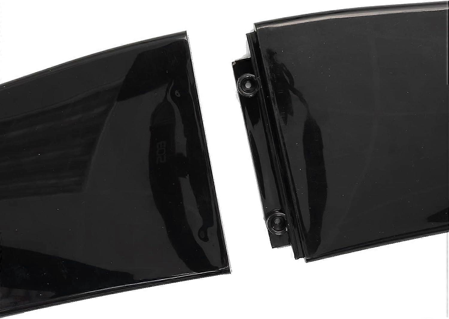 Universal Gloss Black Front Bumper Chin Splitter Spoiler Lip Body Kit ...