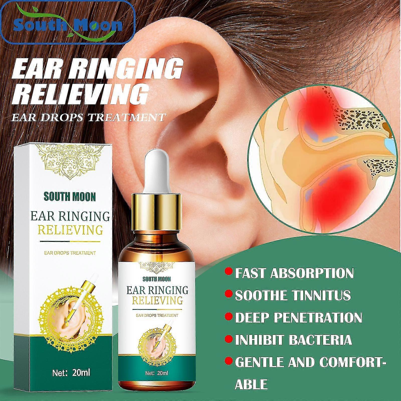 20ml Tinnitus Ear Drops Ear Ringing Gentle Relieving Health Discharge ...