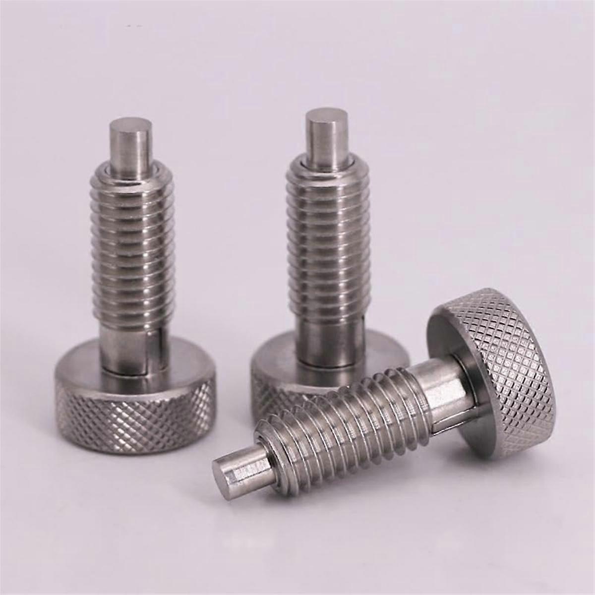 2Pcs Hand Retractable Spring Plunger, M16 Stainless Steel Quick Release ...
